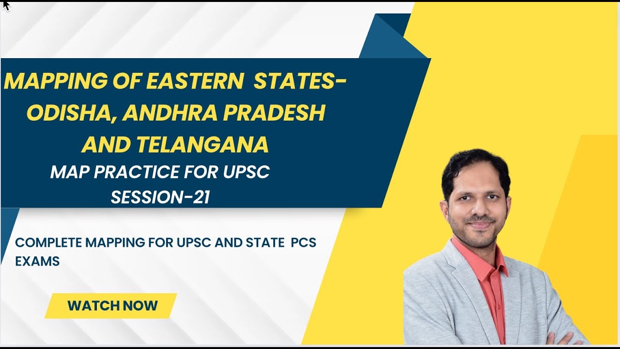 Master The Art Of Mapping In Upsc Cse 2024/25- Southern States - Map ...