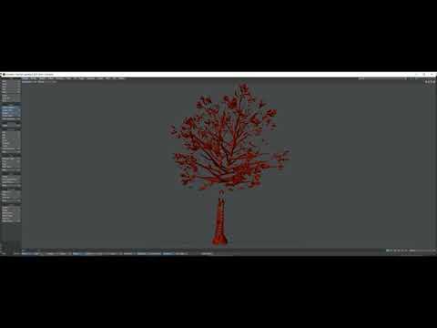 how to create snow on trees in LightWave. - YouTube