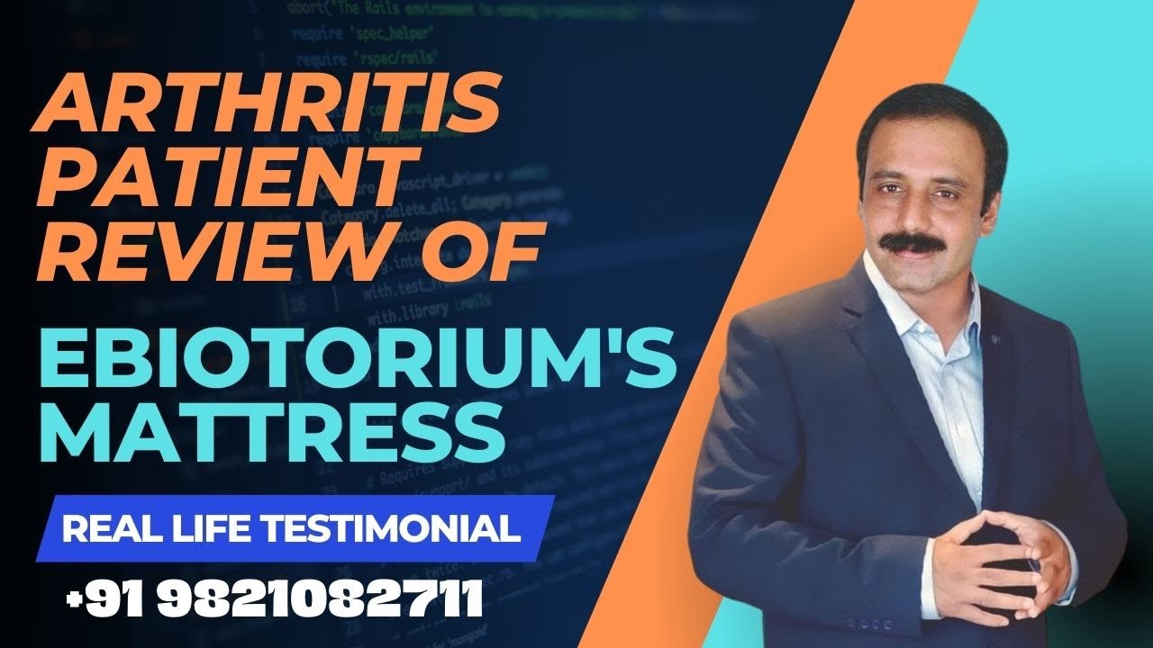 ebiotorium arthritis testimonial biomagnatic mattress 9821082711 - YouTube