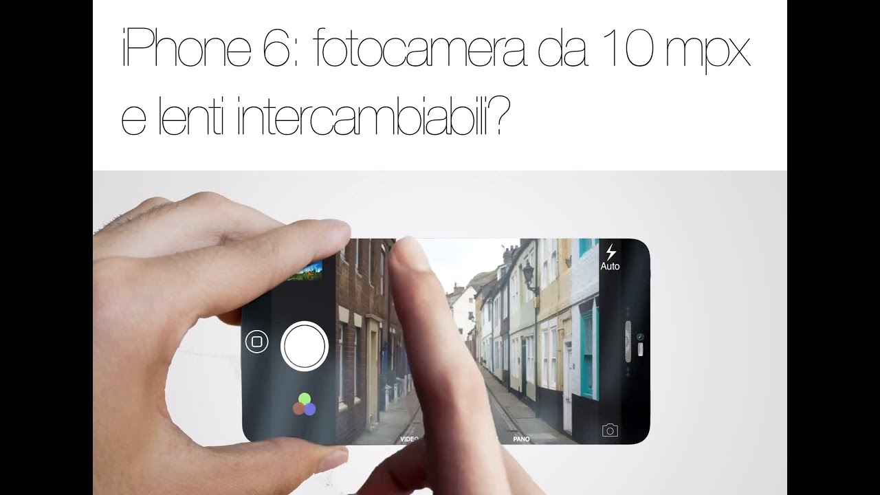 iPhone 6: fotocamera da 10 megapixel e lenti intercambiabili? - YouTube