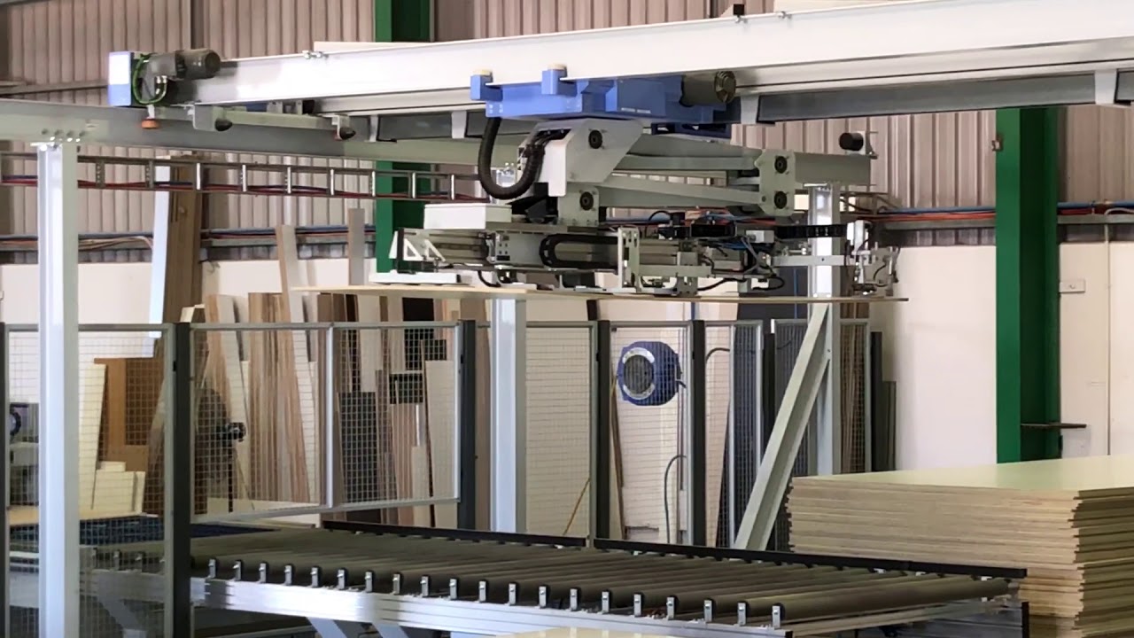 TLF Loading material to CNC - YouTube