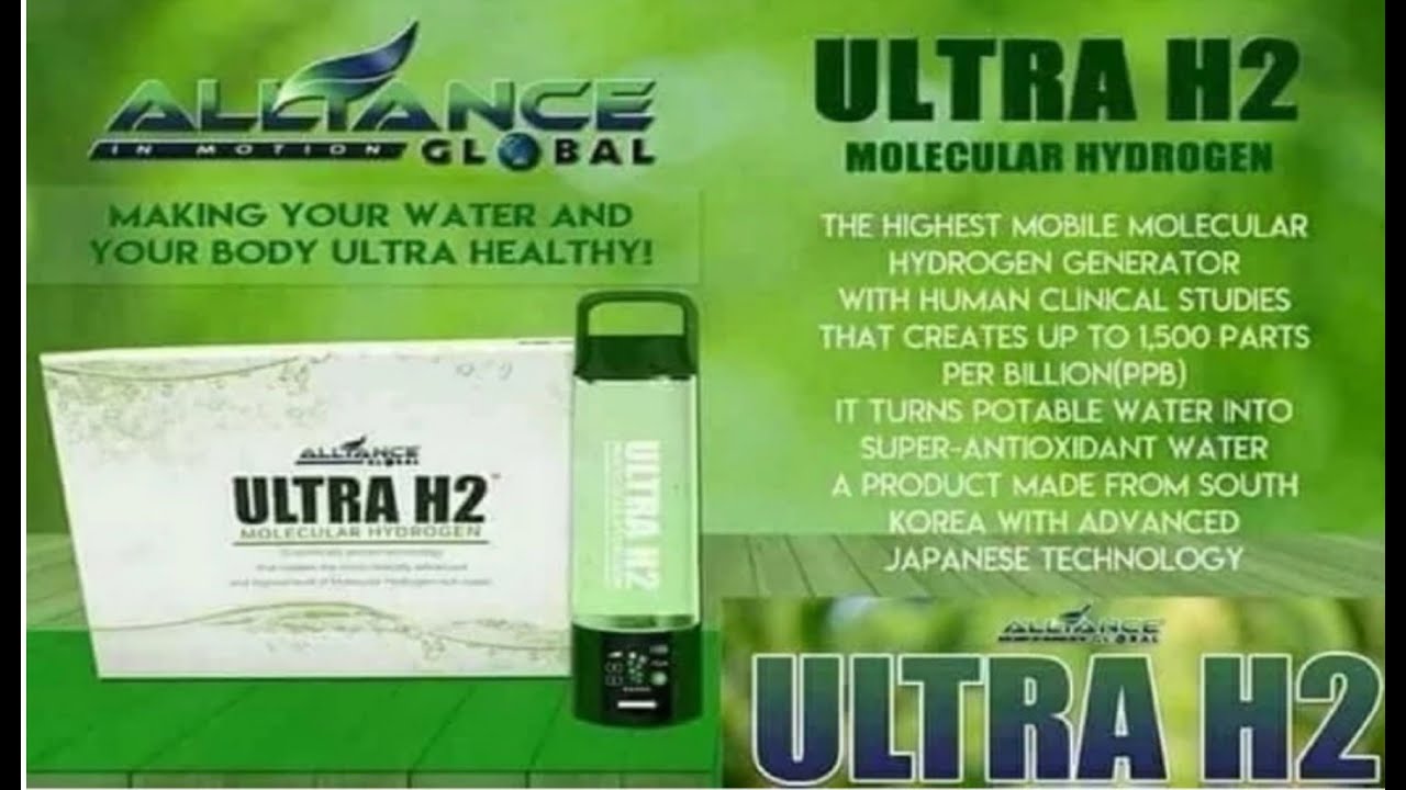 ULTRA H2 MOLECULAR HYDROGEN BENEFITS. 10/11/20 - YouTube