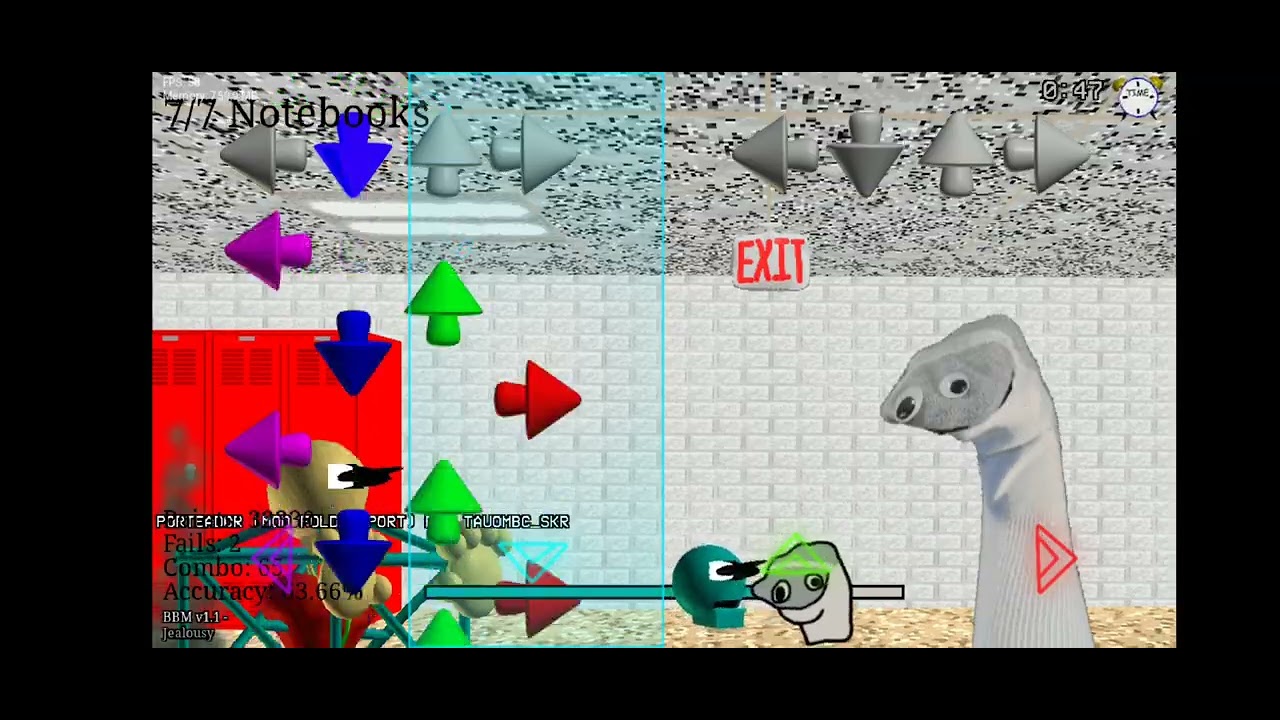 Jugador mod de fnf baldi basic madness te amo ...