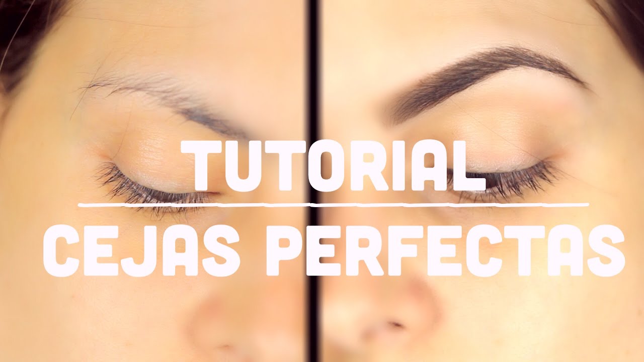 Como Maquillar tus cejas Perfectas super facil/ Tutorial - YouTube