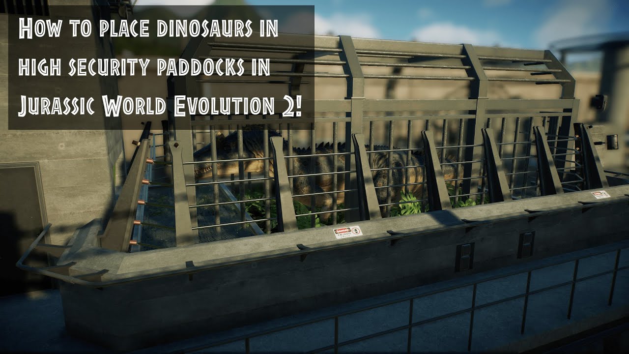 How to put dinosaurs in raptor paddocks! (Mods) | Jurassic World ...