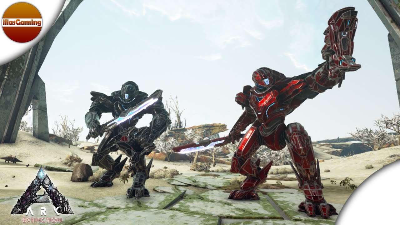 Τεράστια ρομπότ! Παίζουμε με τα MEK. ARK: Extinction E20 (Greek ...