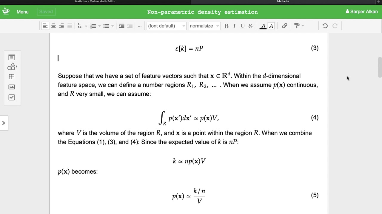 Non-parametric density estimation - 1 - YouTube