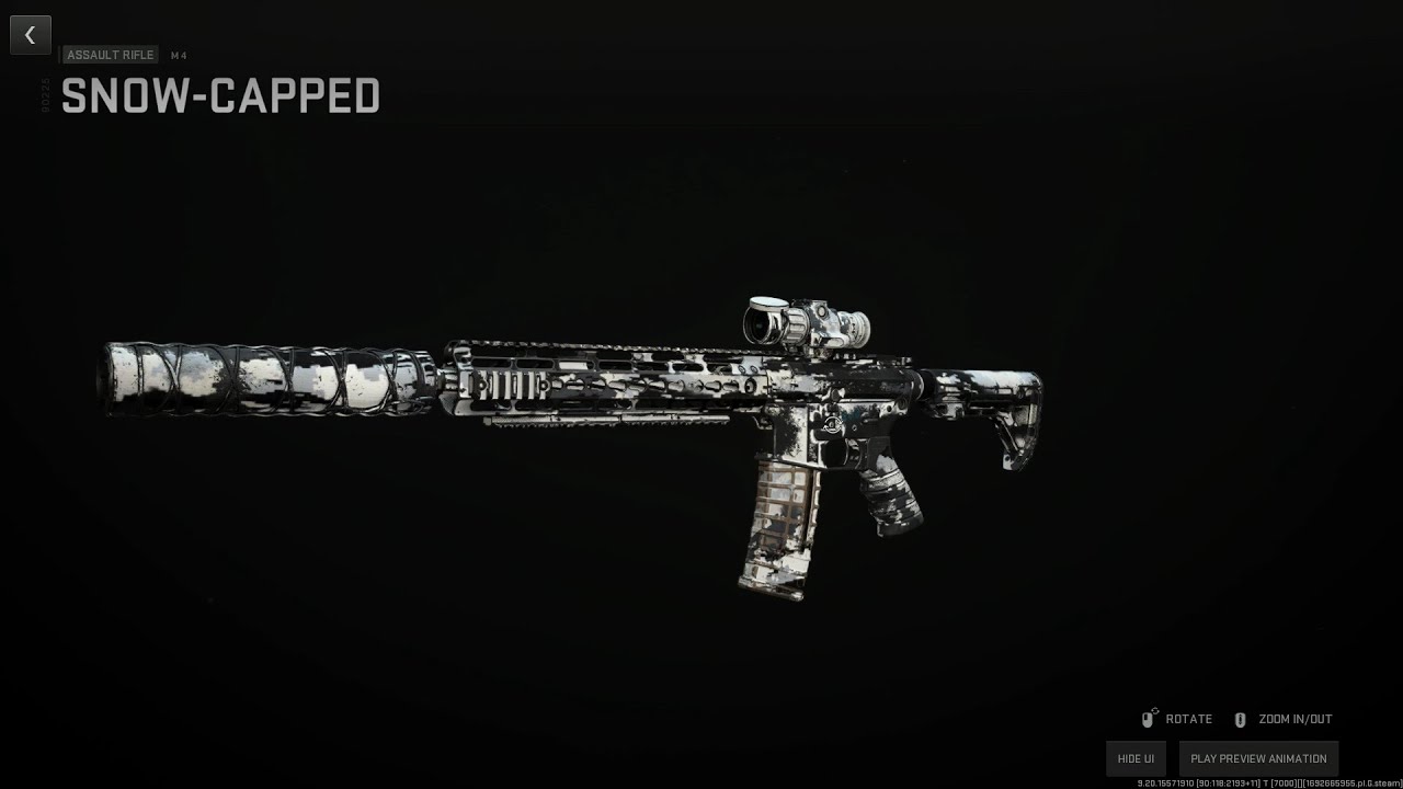 COD MW2: "Snow-Capped" Custom Blueprint - YouTube