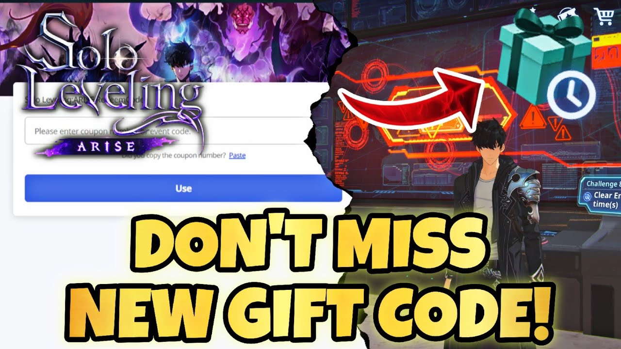 *NEW GIFT CODE* in SOLO LEVELING: ARISE GLOBAL!! (Gold & Gate Key ...