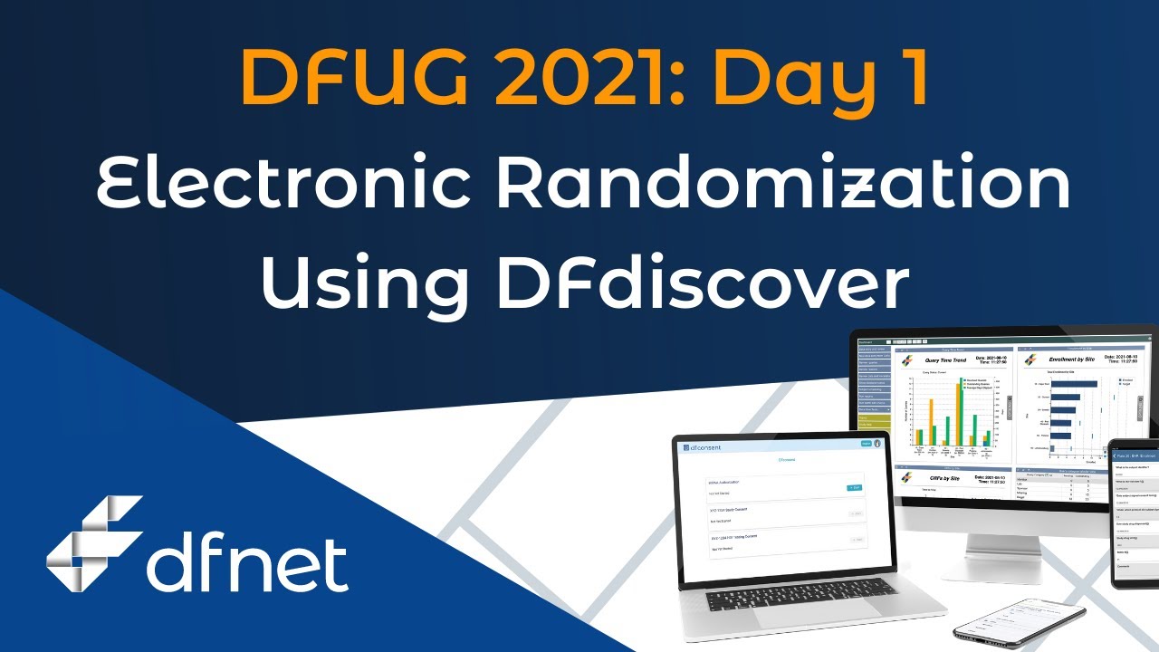 DFUG 2021 Day One - Electronic Randomization Using DFdiscover - YouTube