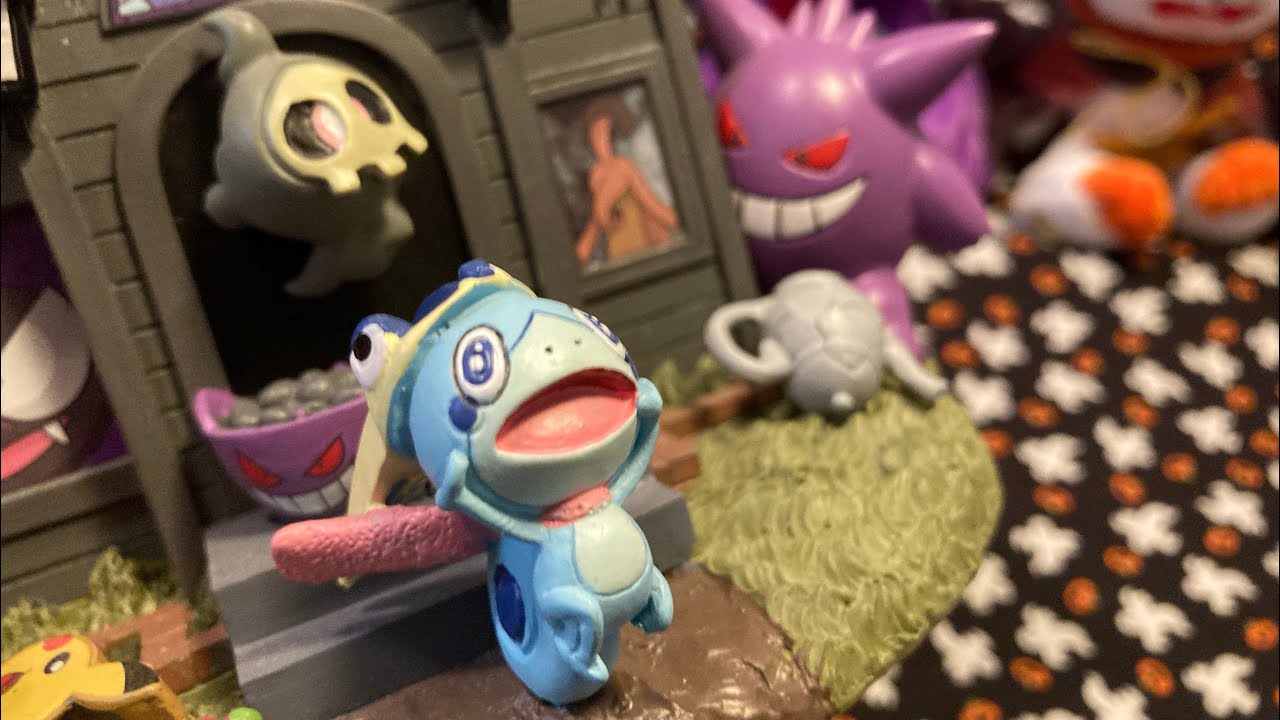 Pokémon Figures – Haunted Pokémon Village – Halloween ASMR - YouTube