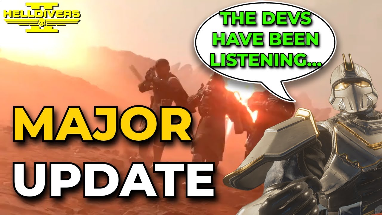 New Major Update - Massive Buffs, Max Level Increased & More // Helldivers 2 News - YouTube