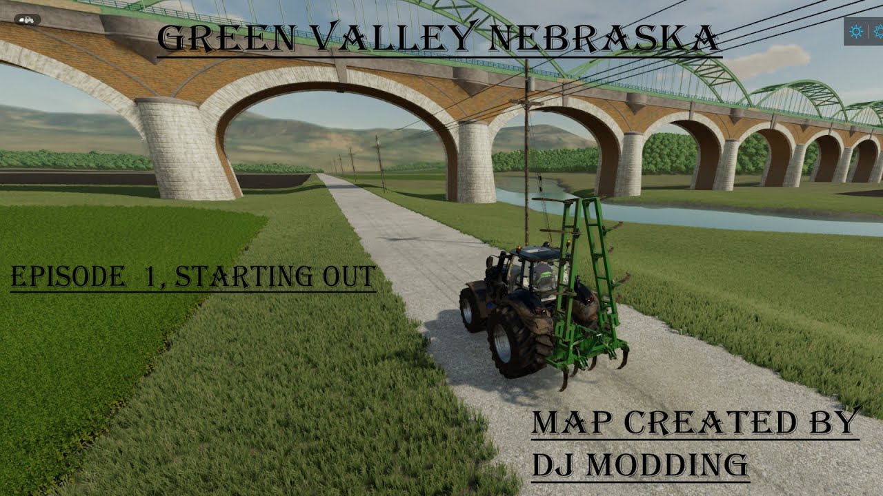 FS 22, Green Valley, Nebraska, episode 1, starting out - YouTube