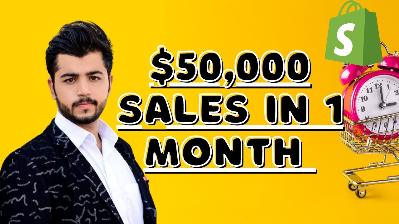 Earnings from Shopify, 50,000 Dollar sales in 1 month via Shopify - YouTube