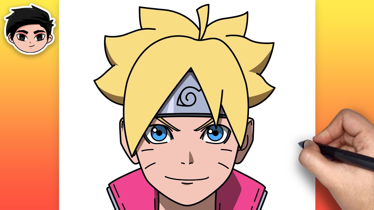 How To Draw BORUTO UZUMAKI | Boruto - Step By Step Easy For Beginners ...