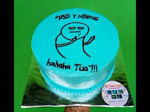 Cake ultah lucu by Ibu Dedek