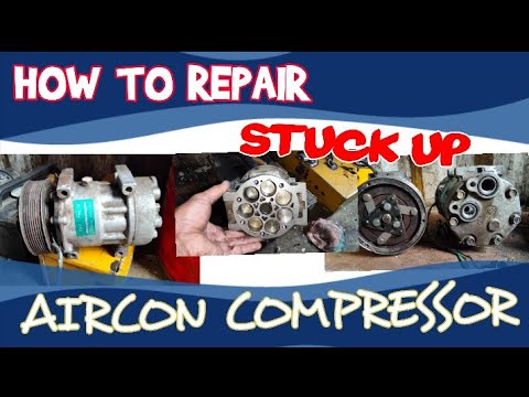 HOW TO PULL OUT DEFECTIVE STUCK UP AIRCON COMPRESSOR || Part-1 - YouTube