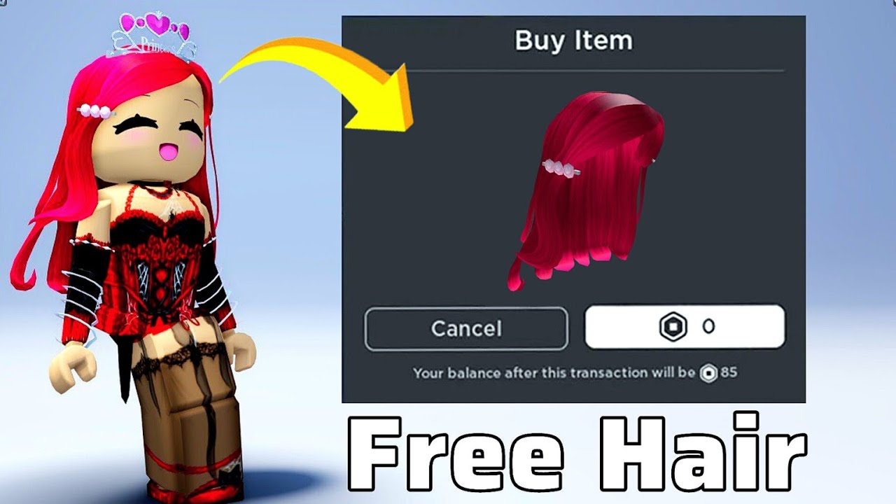 HURRY!!! NEW FREE HAIR + 1000 FREE Robux & Giveaways 😍 !! GET IT NOW ...