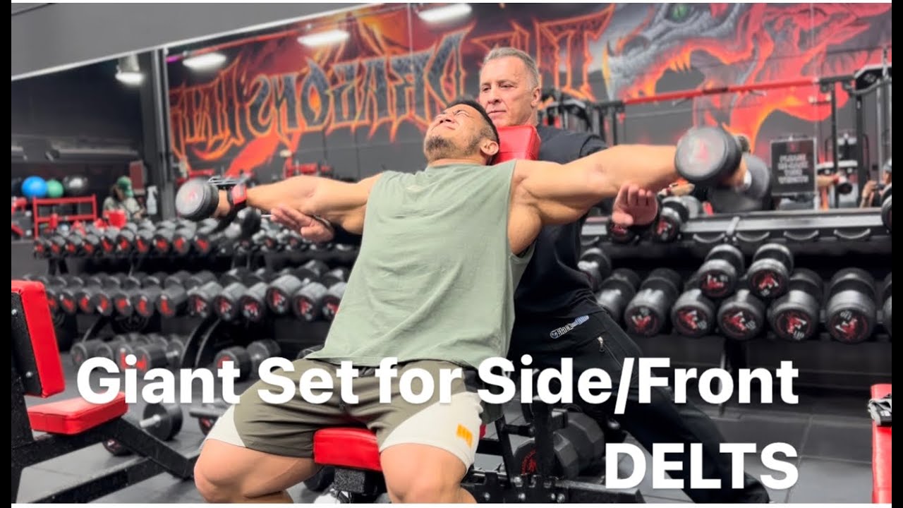 Giant Set For Side And Front DELTS - YouTube