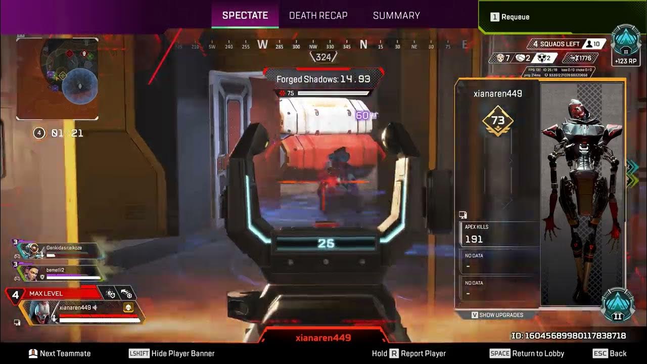 Apex Legends - Every match, Ranked is unplayable in Asian or Oceanic servers. - YouTube