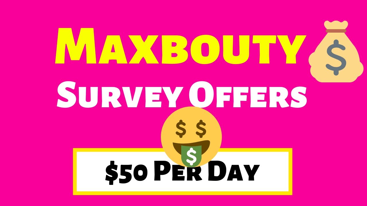 MaxBounty Surveys Tutorial | Make $50/Day Promoting Maxbounty Survey ...