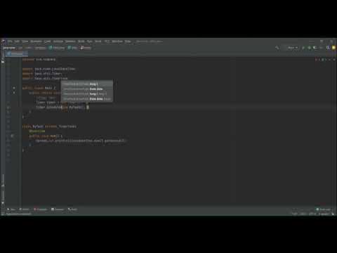 Timer and TimerTask - YouTube