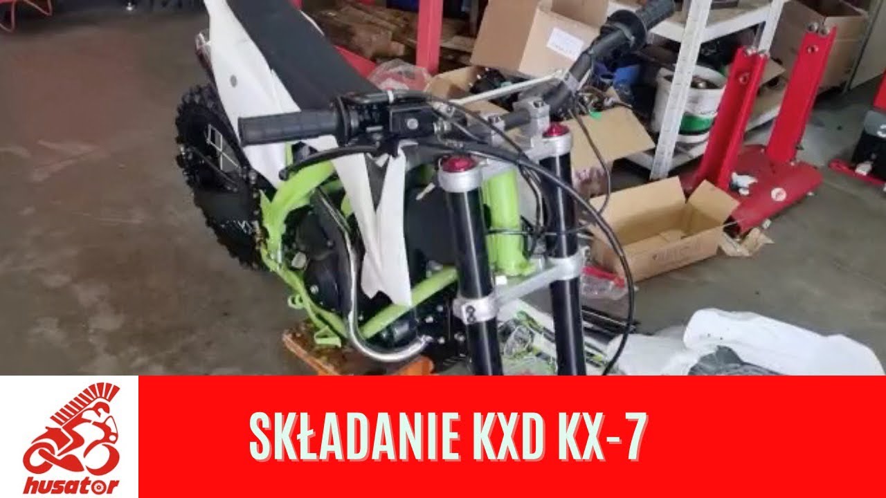 Składanie mini Crossa KXD KX-7 - YouTube