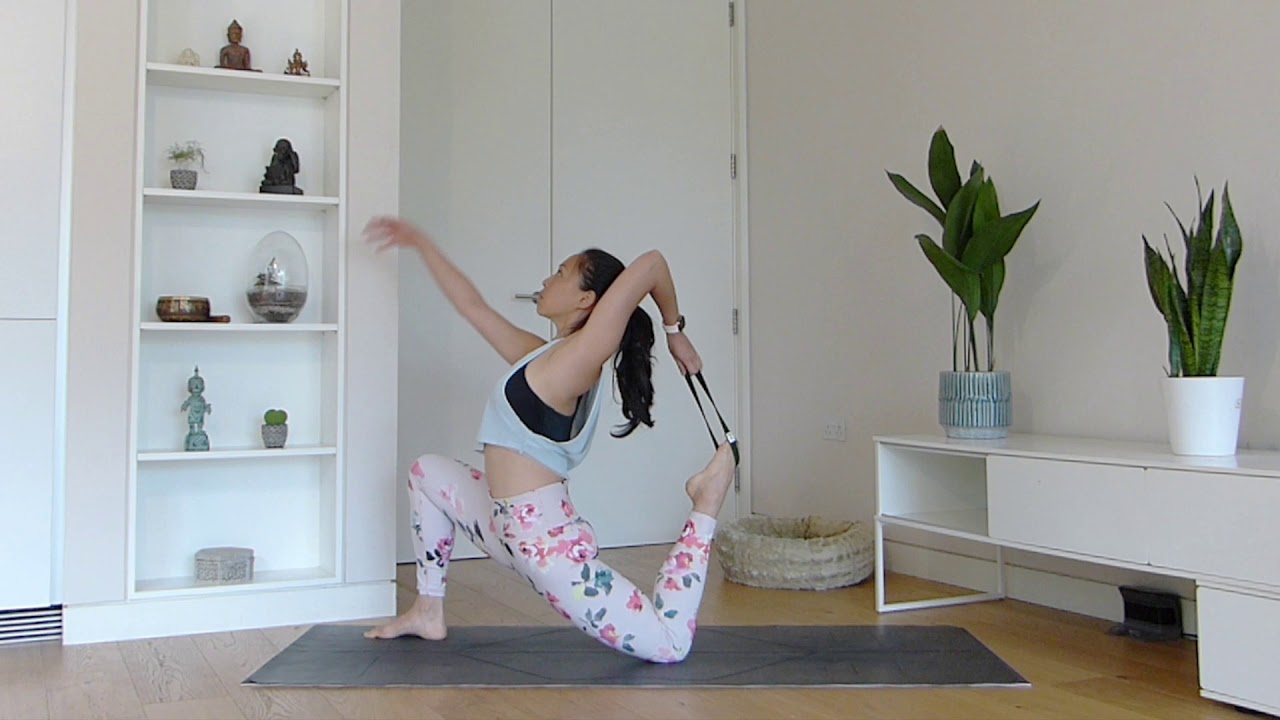 How to use the Mama Kuka™ YogaSphere®'s in the Single Pigeon Backbend Monkey Pose Variation ...