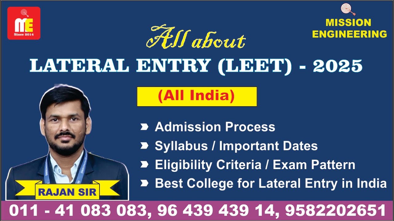 All About LEET | LEET EXAM PREPARATION | LEET Exam For Diploma Holders ...
