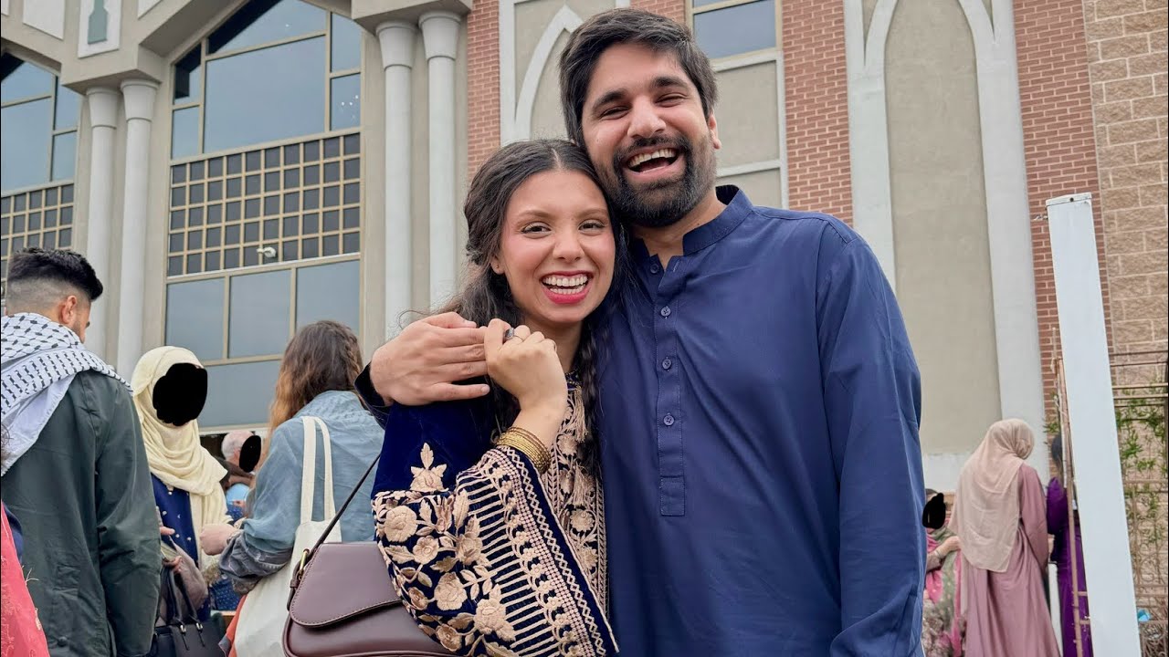 EID MUBARAK FROM AMREEKA! | EID KI NAMAZ + LUNCH WITH THE FAM | Eid ...