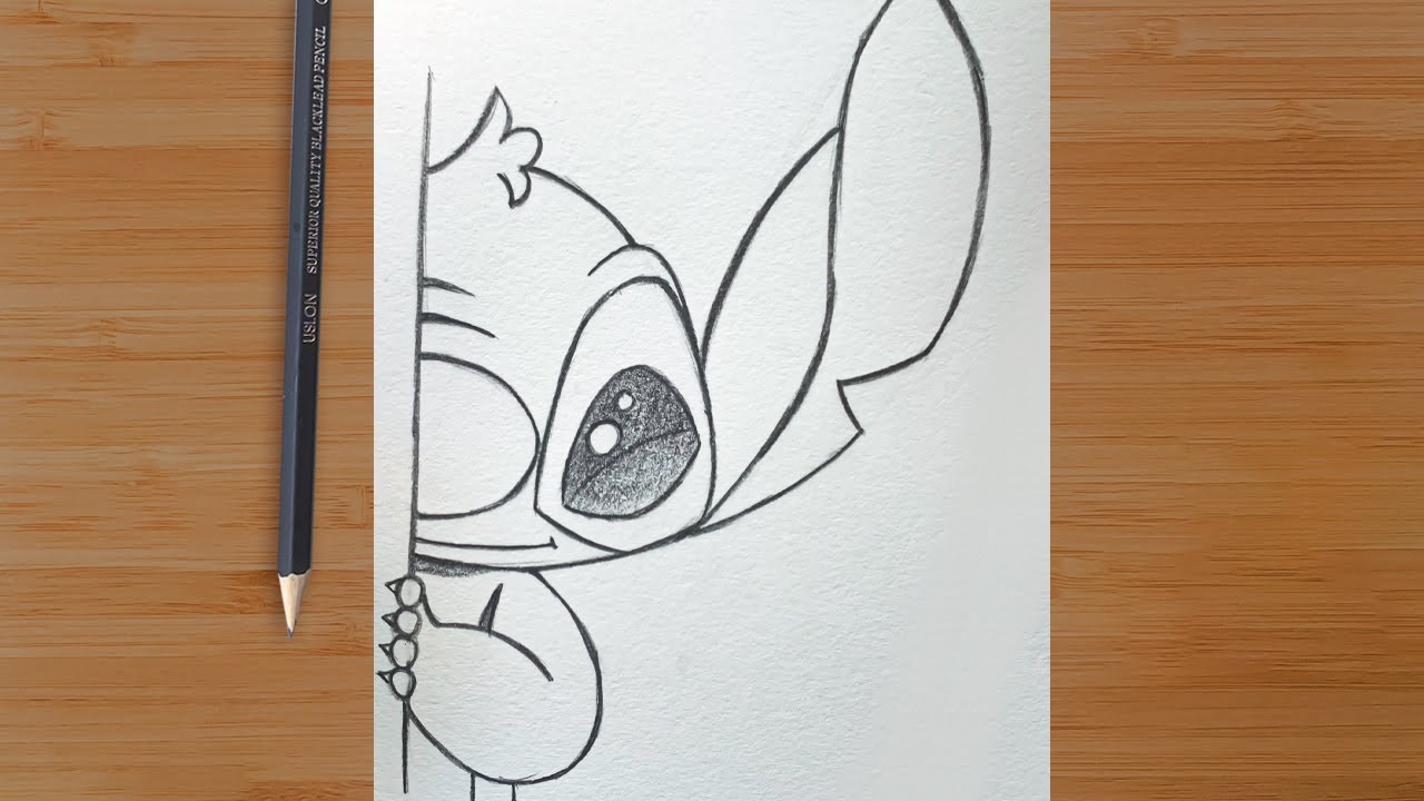 Cómo Dibujar a Stitch 🌀 de Lilo y Stitch ️ Paso a Paso - Dibujos Disney ...