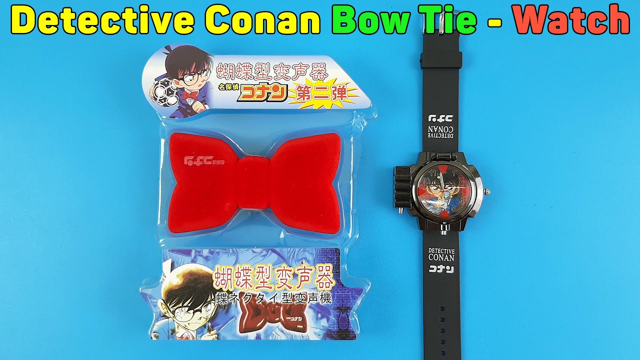 Detective Conan, Bow Tie Voice Change And Watch | Unboxing TV - YouTube