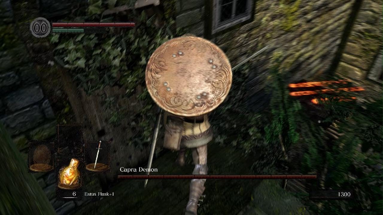 DARK SOULS: Capra Demon Boss fight - YouTube