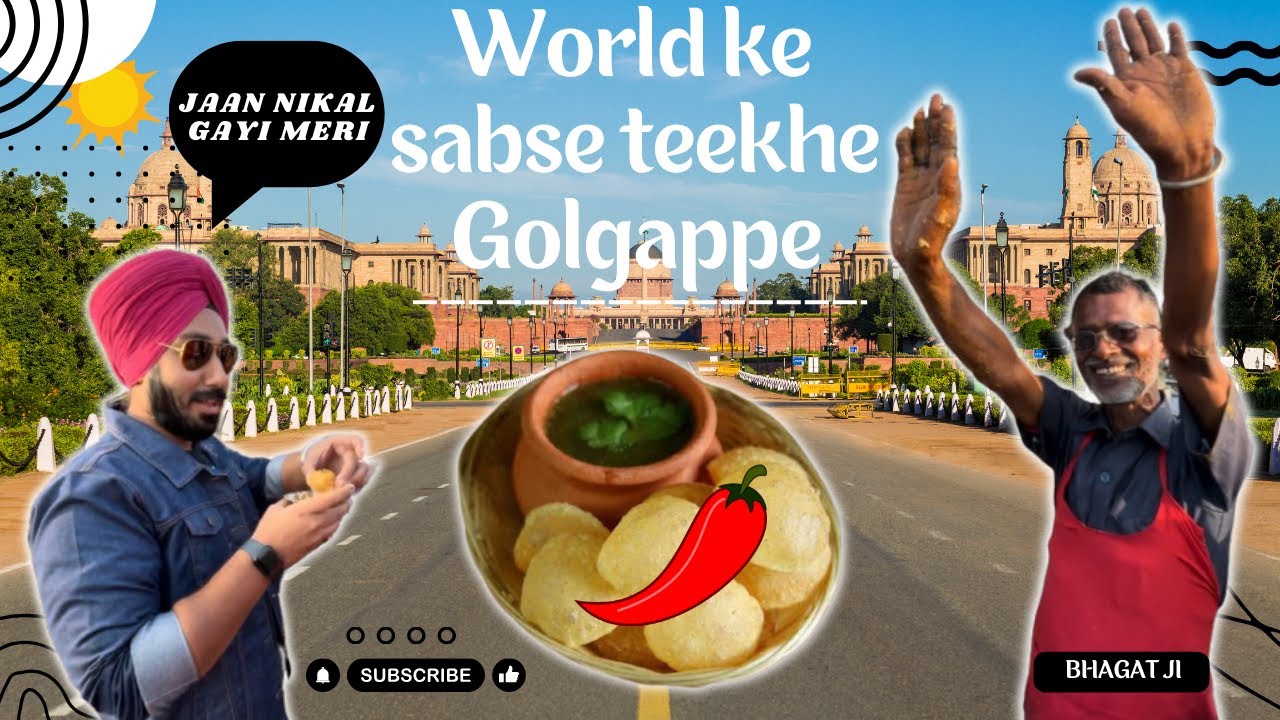 World ke sabse teekhe Golgappe milte hai yaha 😳 - YouTube