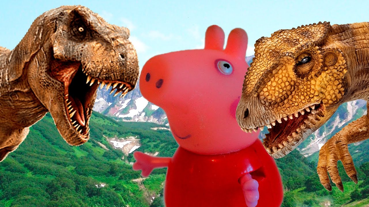 Peppa Pig - Dinosaurs. Peppa Pig and Daddy Pig go to the Dinosaur ...