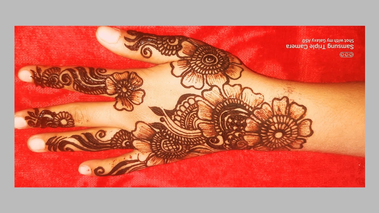 Different type of mehndi/new mehndi designs/trick/floral/prty/eid ...