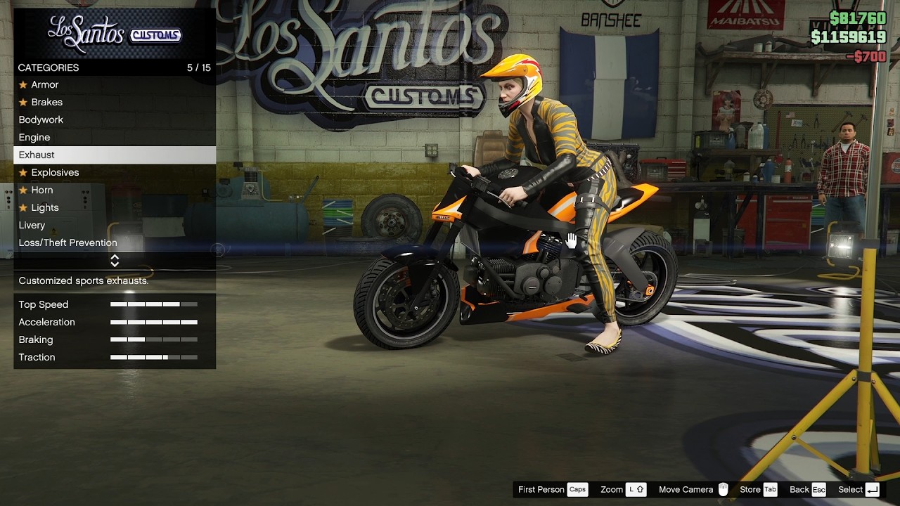 Pegassi Vortex Motorcyle at Los Santos Customs in GTA Online PC - YouTube