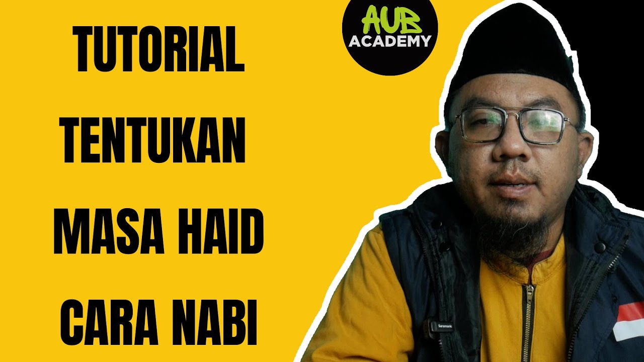 Tutorial Tentukan Masa Menstruasi cara Nabi | Abu Uzair Bayu B.Sc(Hons) - YouTube