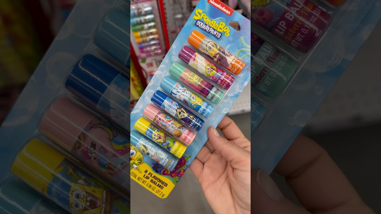 SpongeBob lip balms at Five Below, Utah #foryou #spongebob # ...