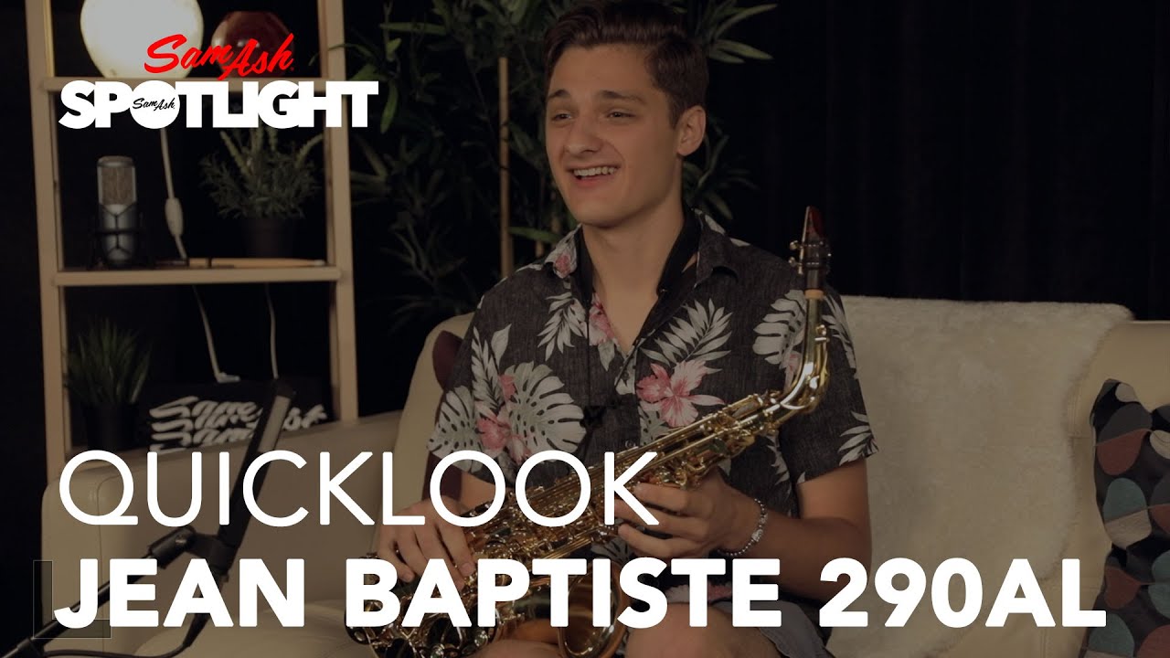 Jean Baptiste 290AL Saxophone Outfit | Quicklook (feat. Augie Bello ...