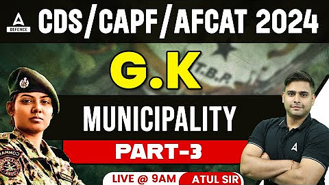 CDS/CAPF/ICG 2024 GK Classes | CDS/CAPF/ICG 2024 GK Playlist | GK Questions And Answers | GK by ...