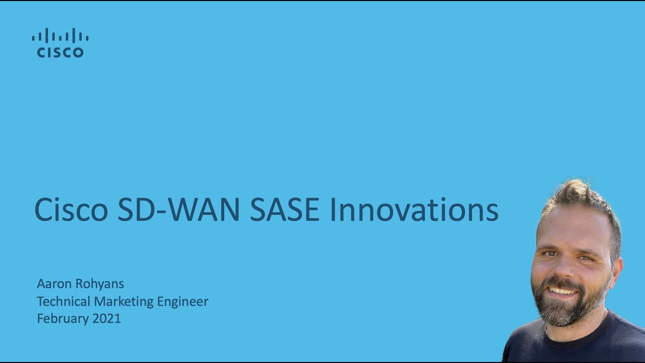Cisco SD-WAN: SASE Innovations with v20.4 - YouTube