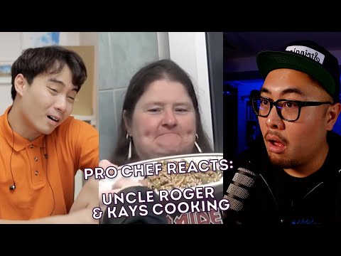 Pro Chef Reacts...to Uncle Roger Reacts...to Kays Cooking Fried Rice ...