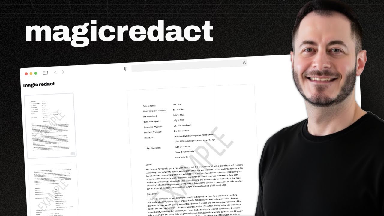 MagicRedact Introduction - YouTube