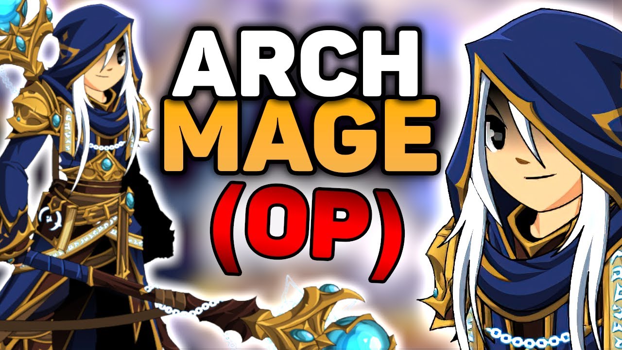 ArchMage IS OP IN AQW / AQWorlds! (CLASS) - YouTube