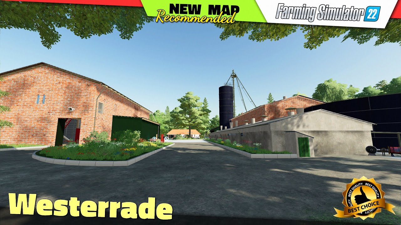 FS22 ★ NEW MAP "Westerrade" - Farming Simulator 22 New Map Review (2K ...