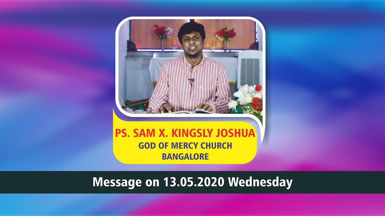 Ps. Sam X. Kingsly Joshua - YouTube