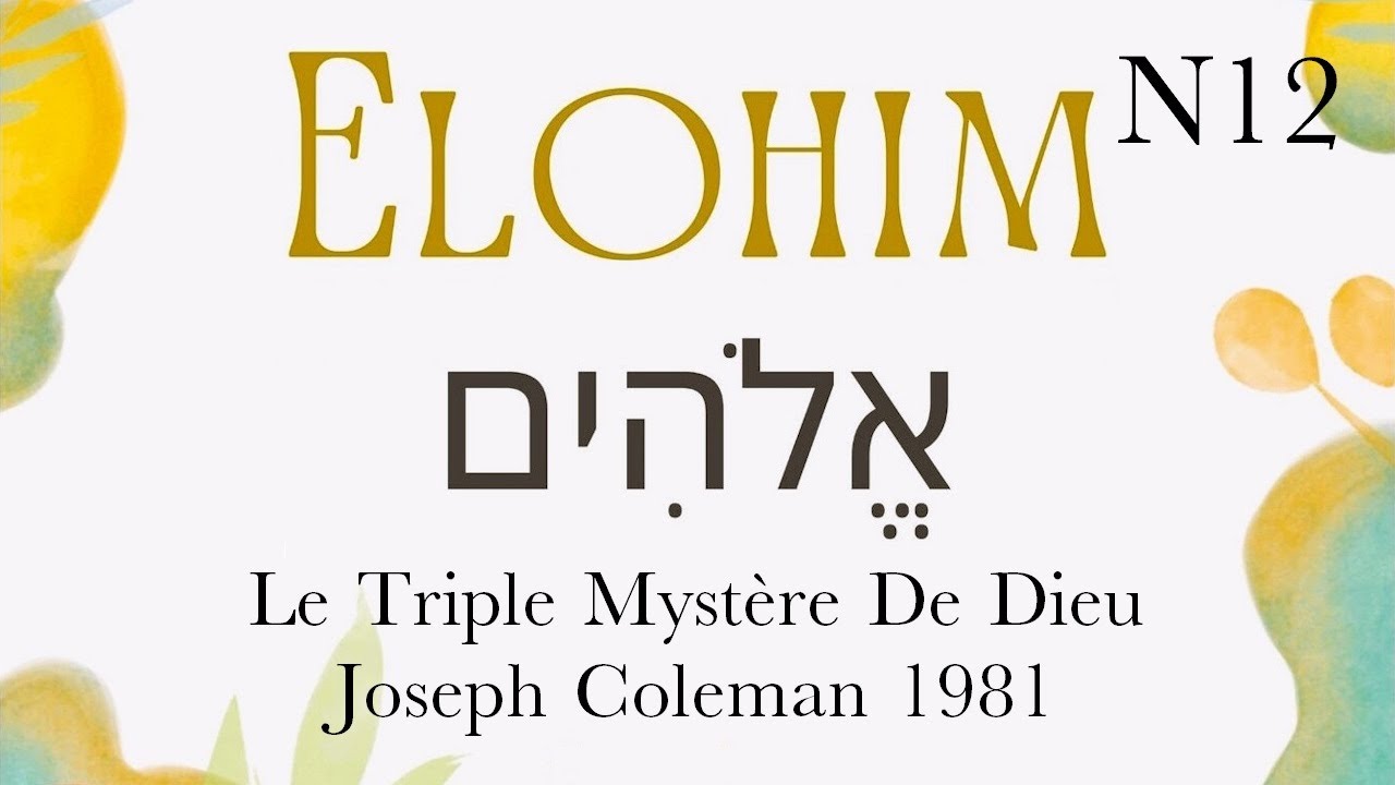 1981-10-18 – Le Triple Mystère De Dieu – JOSEPH COLEMAN - YouTube