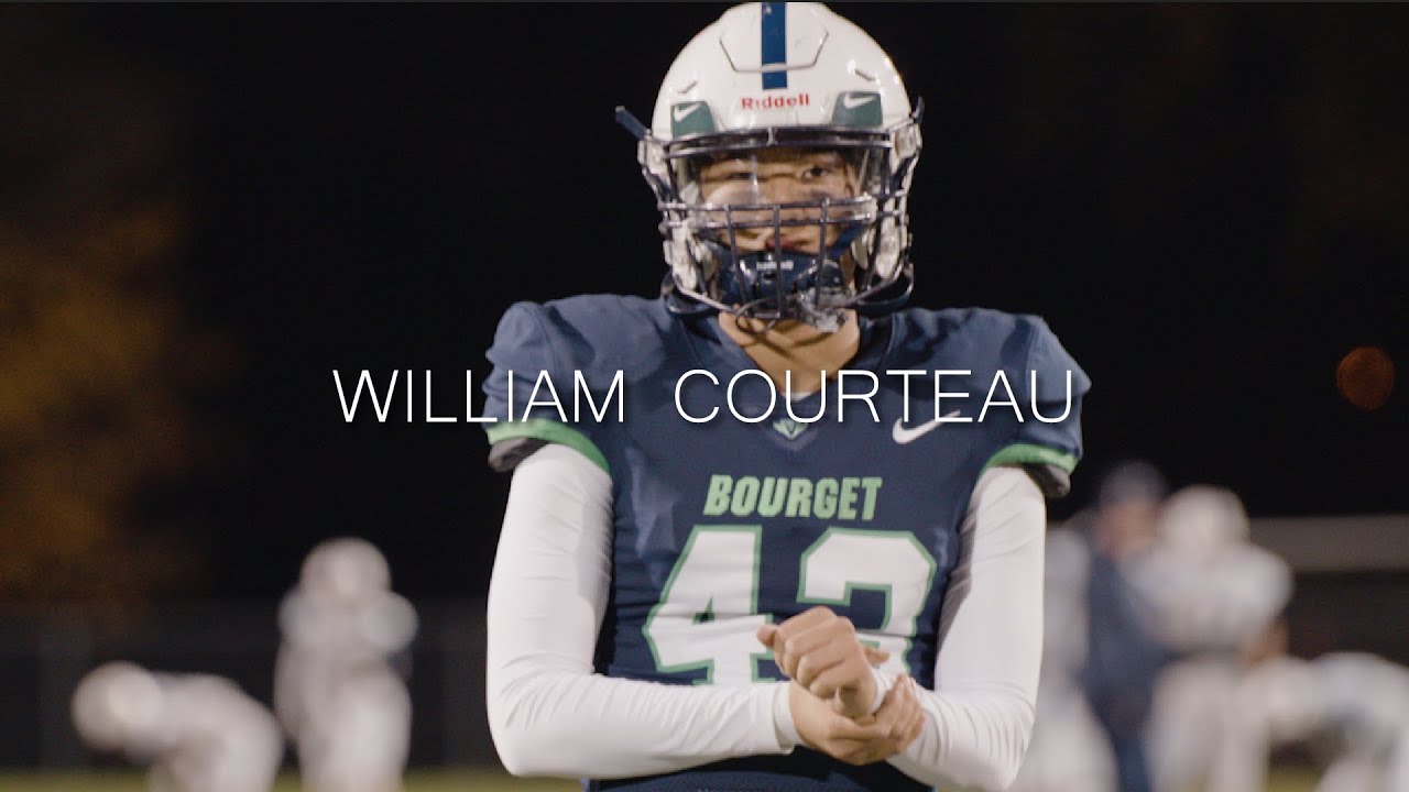 William Courteau - LB #43 - Voltigeurs du Collège Bourget - Highlights ...