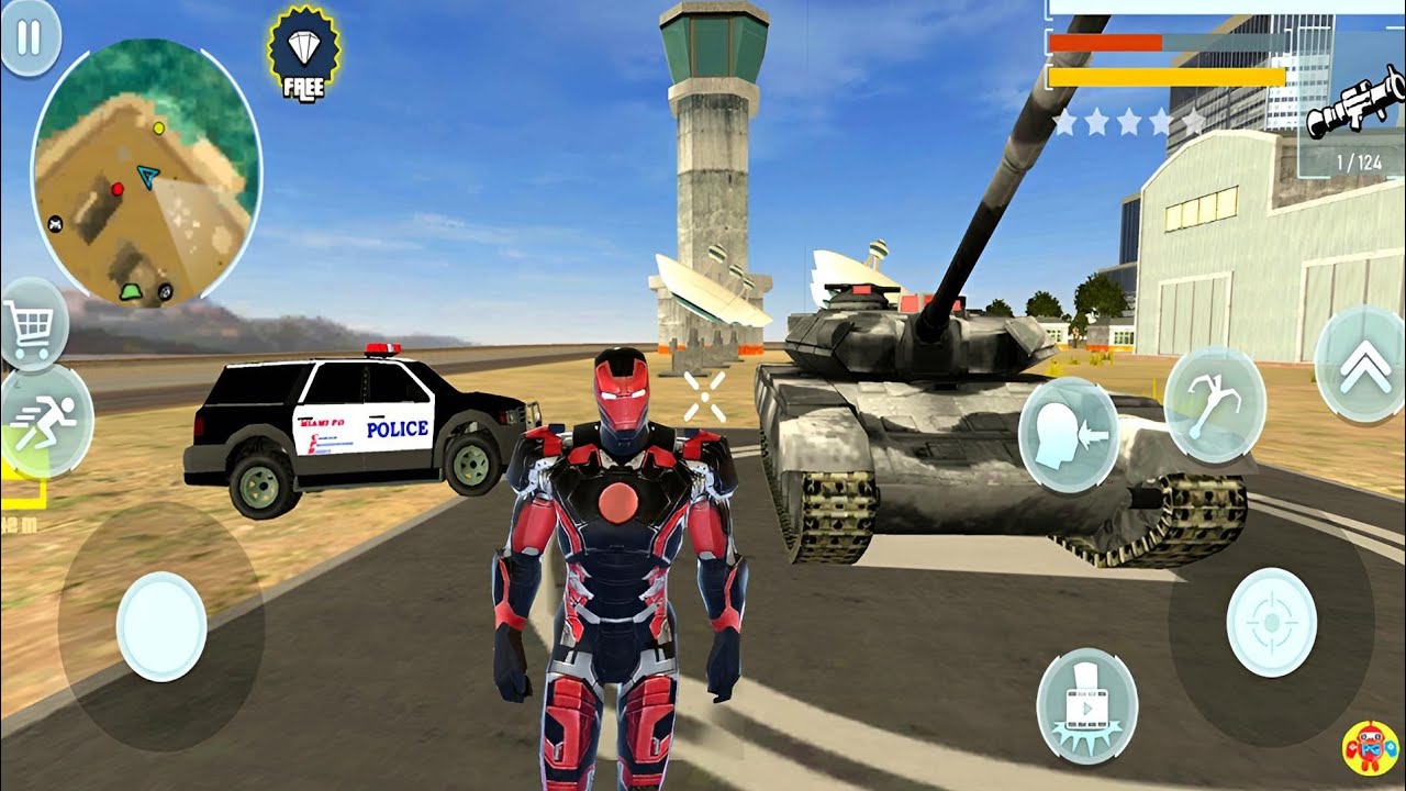 Super Crime City Battle | Iron Man Vegas Crime Simulator Naxeex Fan Art ...